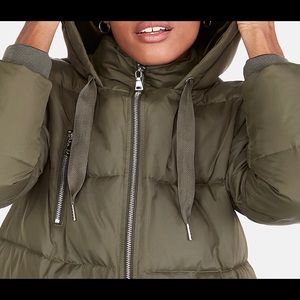 Express | Jackets & Coats | New Express Long Puffer Coat | Poshmark